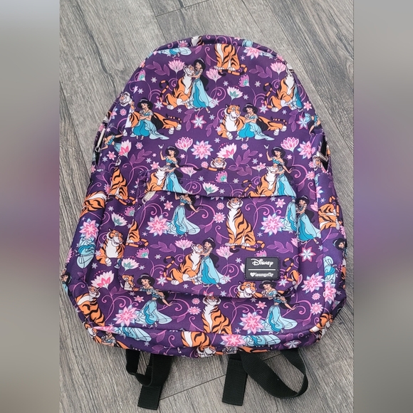 Loungefly | Bags | Loungefly Disney Aladdin Jasmine And Raja Print ...